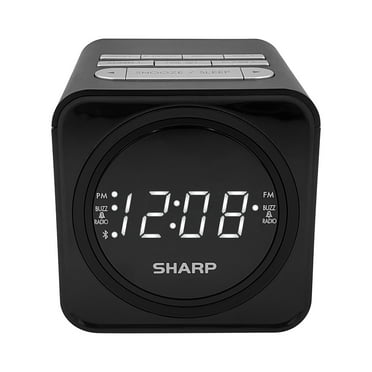 Sharp Digital Alarm Clock with 2 FastCharge USB ports, SPC189 - Walmart.com