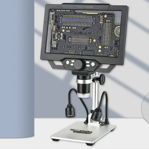 Microscope, 12MP Adjustable Bracket 9in Screen 100-240V 10 To 100mm ...