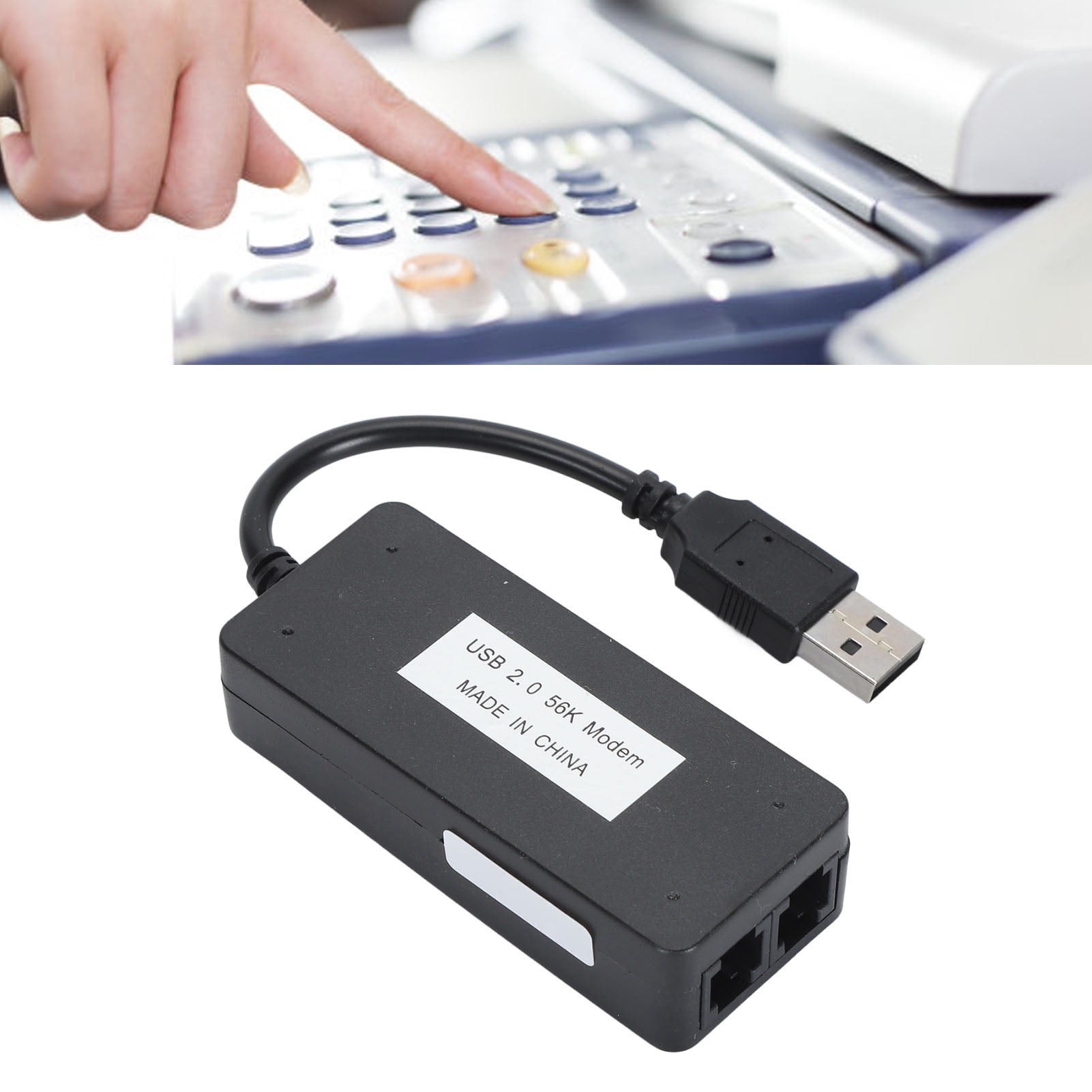 USB External Dial Up Fax Data Modem, USB Fax Modem Support Caller ID ...