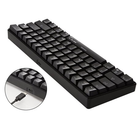 Keyboard Mechanical Gaming Backlit Wireless Typeing Ultra Laptop Mini ...
