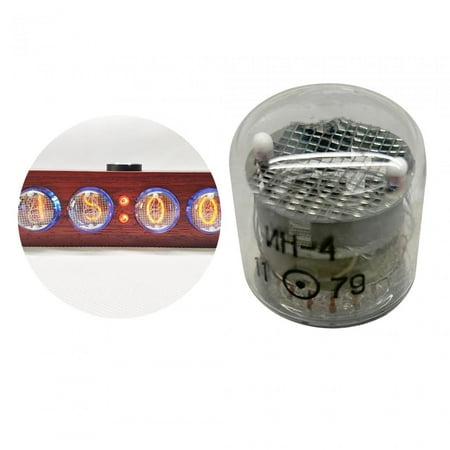 Glow Tube Clock,IN4 Nixie tubes Clock glow Bedroom,Retro IN4 Glow Tube ...