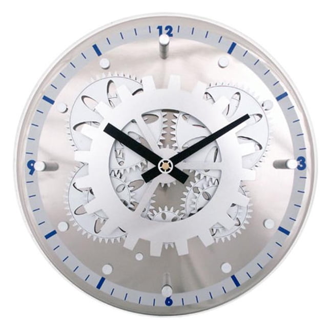 Maples GCLY-22 Moving-Gear Wall Clock - With Glass Cover - Walmart.ca