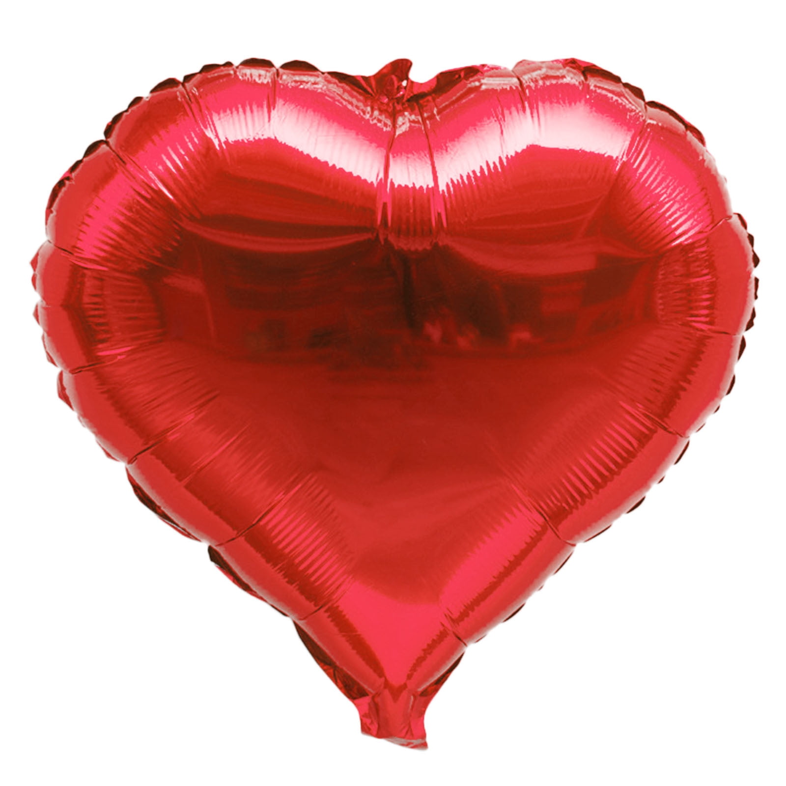 Red Heart Balloons In Sky