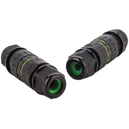 2 Pack IP68 Waterproof Junction Box Ø 3.5-7mm Connectors External ...