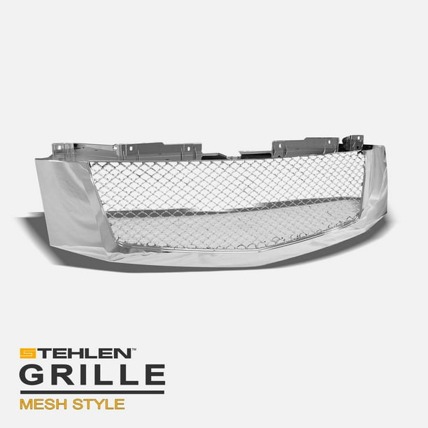Stehlen 642167821274 Mesh Front Hood Bumper Grille - Chrome For 2007 ...
