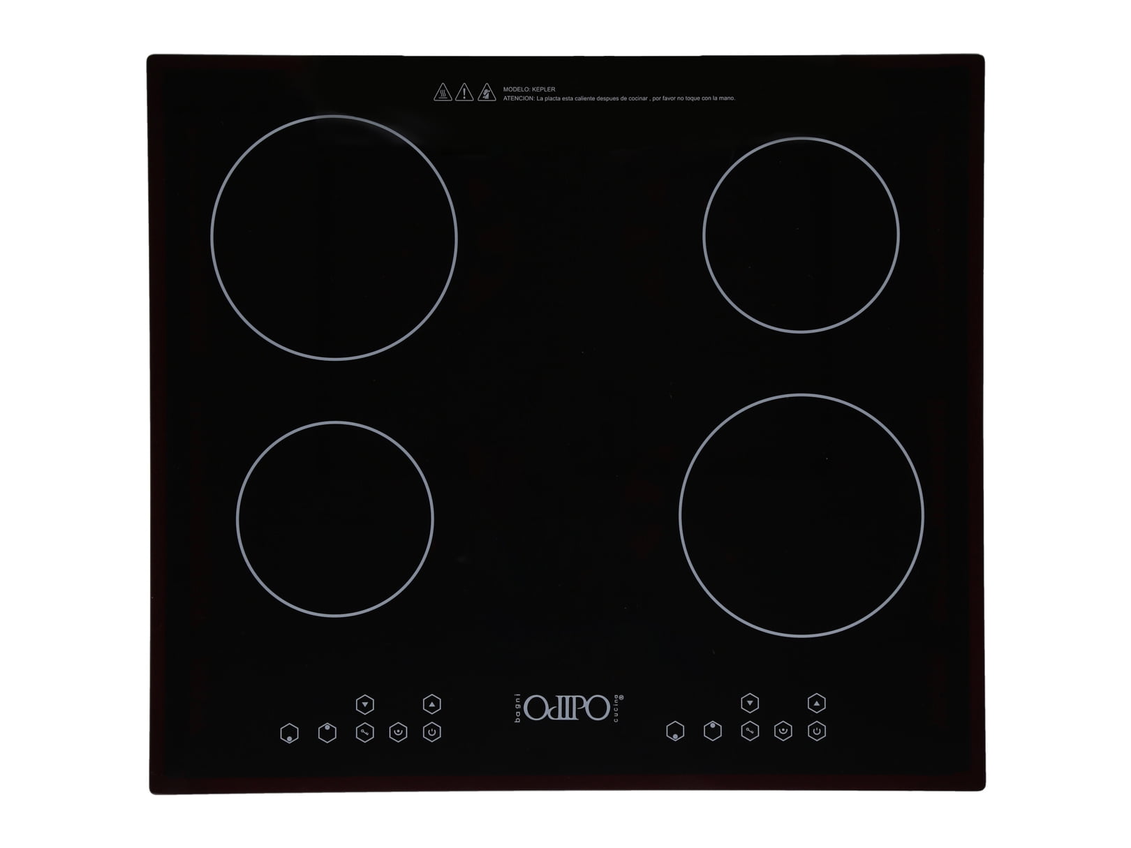 Parrilla de Induccion 4 Quemadores Odipo 110 V INDUCCION | Bodega Aurrera en línea