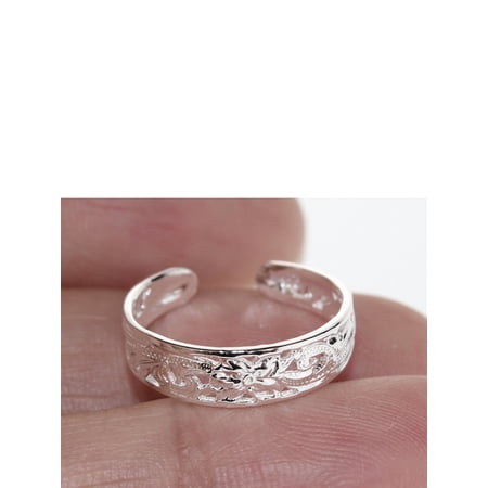 R.H. Jewelry - R.H. Jewelry Sterling Silver Hawaii Toe Ring Flower ...