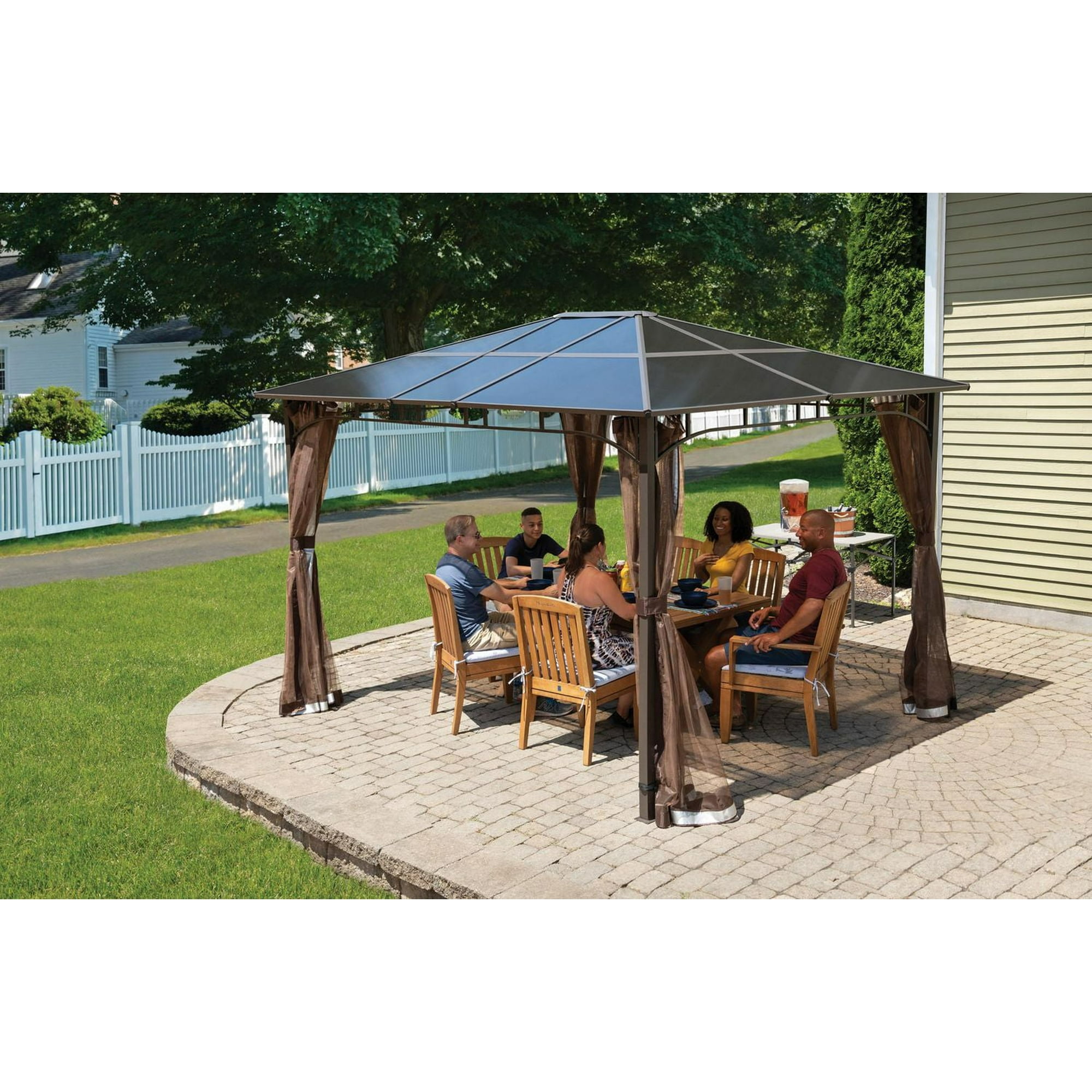 Click here for Shelterlogic Sycamore 10x12 Gazebo 10 Ft X 12 Ft prices