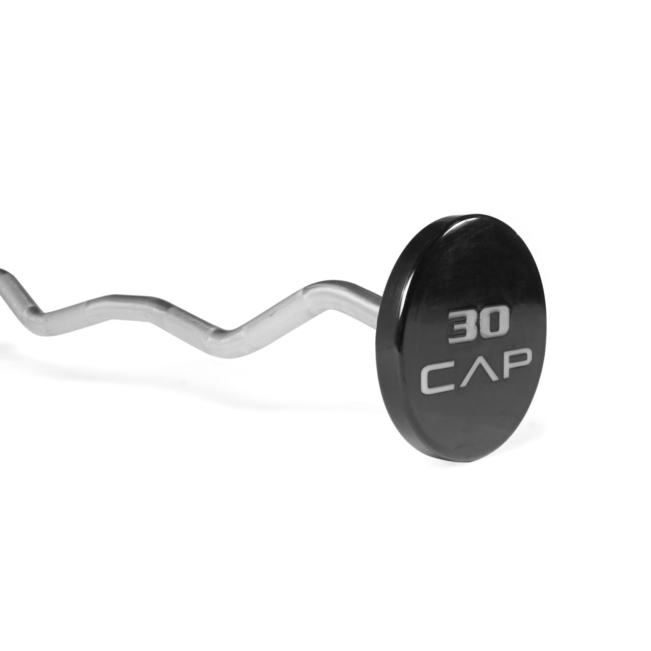 CAP COMMERCIAL URETHANE COATED CURL BARBELL - Walmart.com