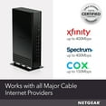 NETGEAR - AC1200 DOCSIS 3.0 Cable Modem + WiFi Router, 1.2Gbps (C6230 ...