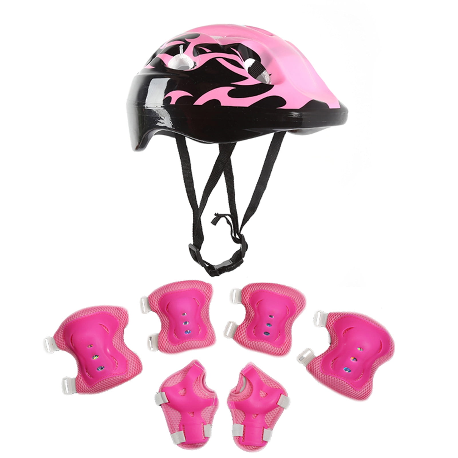TIHLMK 7Pcs/Set Children's Skating Protective Gear Children Kids Safety ...