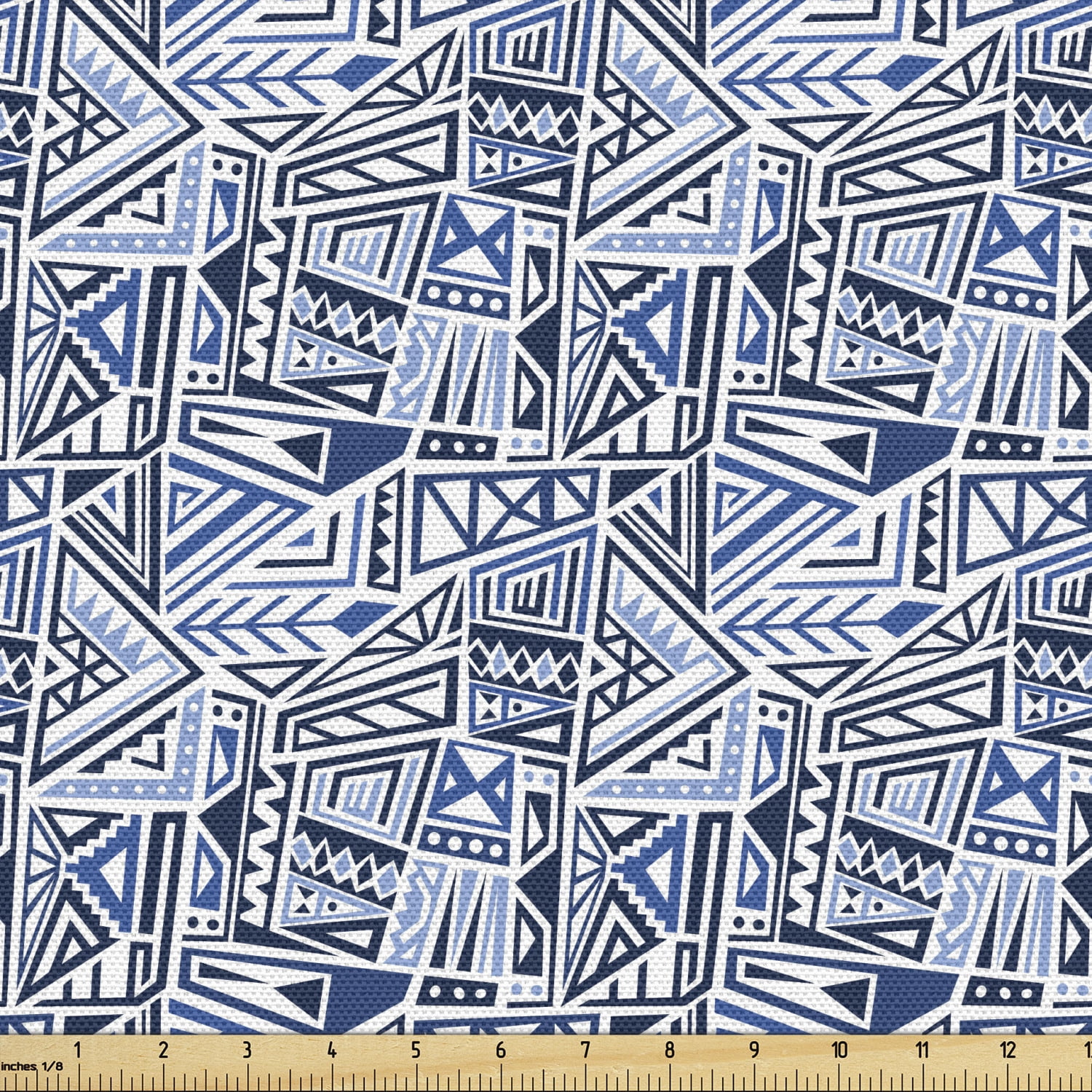 Quirky Upholstery Fabric by the Yard, Retro African Funky Culture ...