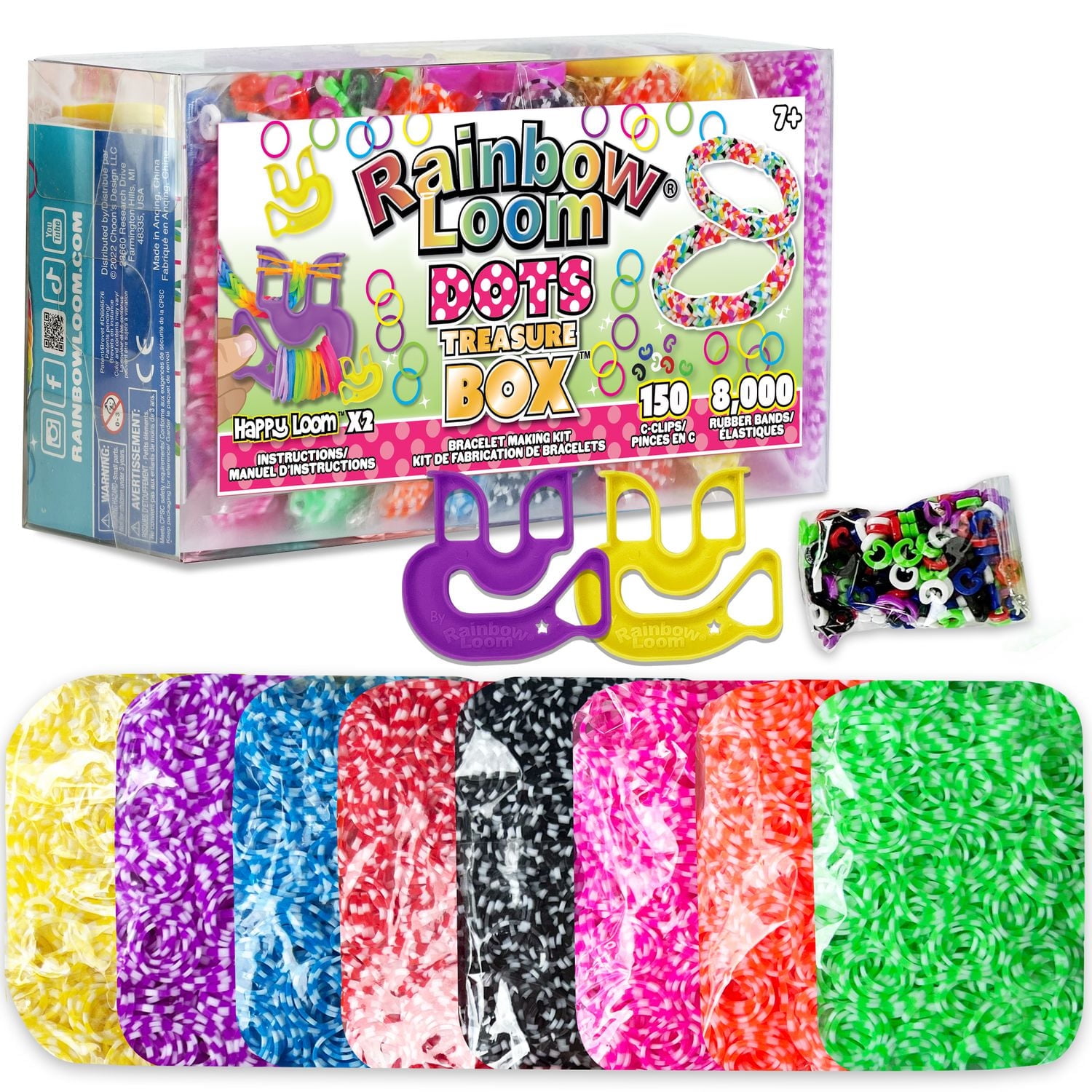 Click here for Rainbow Loom Treasure Box Dots Edition prices
