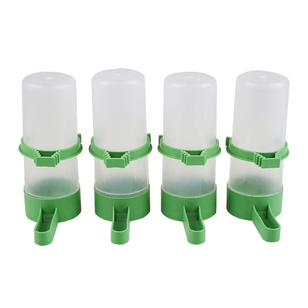 Water Feeder for Bird Bird Feeder 4Pcs Cage Lovebirds Budgie Waterer ...
