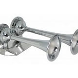 Marinco 10108 - 12V Chrome Plated Dual Trumpet Mini Air Horn - Walmart.com
