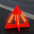 Roadside Emergency Warning Triangle Reflective Hazard Sign with Storage ...
