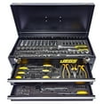 JEGS 85325 170-Piece Mechanic's Tool Box Set, Black Powdercoated Steel ...
