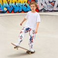 BZSMCE Star Pattern Print Elastic Waist Jogger Pants Lightweight Wind ...