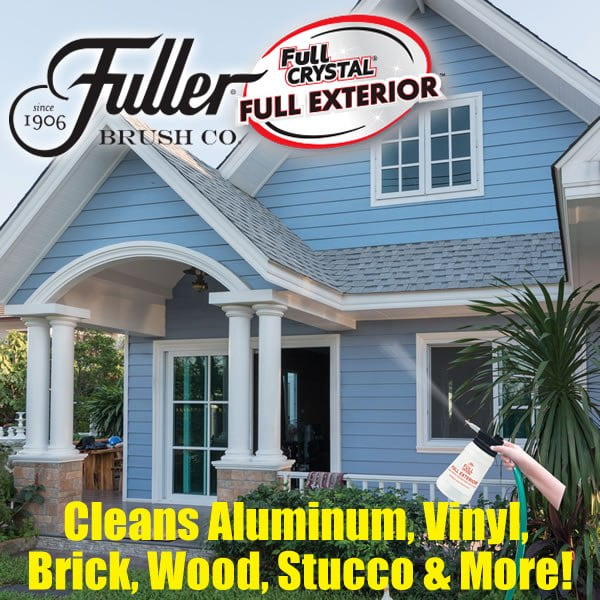 Full Crystal Exterior Cleaner House Wash Cleans aluminum, vinyl, brick ...