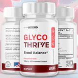 Glyco Thrive Blood Support Pills Advanced Formula Vitamin Supplement GlycoThrive 60 Capsules ...