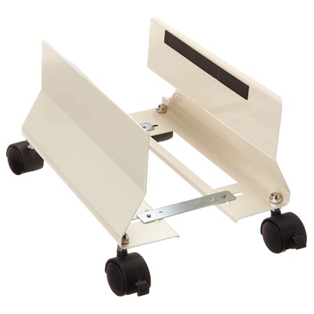 Halter Mobile CPU Stand, Universal Metal Computer Cart with Adjustable ...