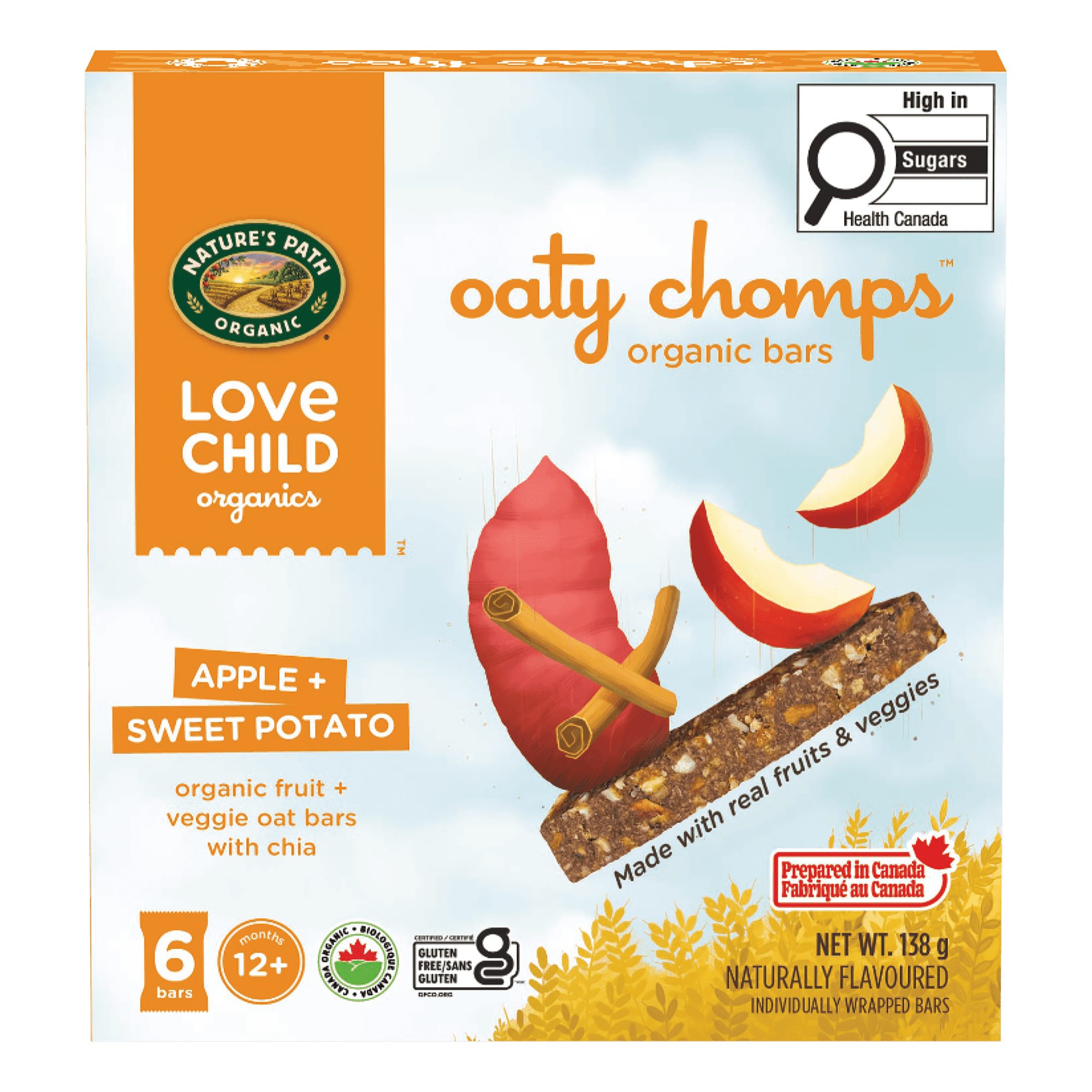 Click here for Love Child Organics Apple And Sweet Potato Oaty Ch... prices