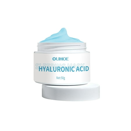 OUHOE Hyaluronic Acid Sleeping Mask Hydrating Moisturizing Shrinks ...