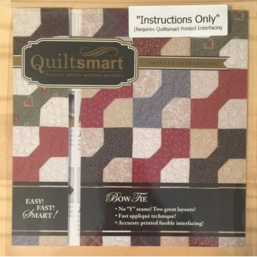 Quiltsmart 38" Lone Star Quilt Printed Interfacing Kit Pack - Walmart.com