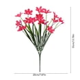 2Pcs Artificial Spring Grass Orchid Bouquets Sweet Style Faux Floral ...