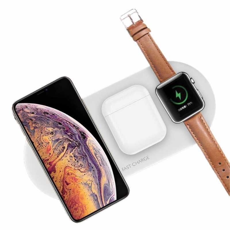 Cargador inalámbrico Qi Gadgets and Fun Centro de Carga 3 en 1 ...