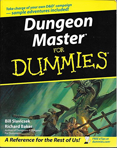 Pre-Owned Dungeon Master for Dummies (Paperback) 0471783307 ...