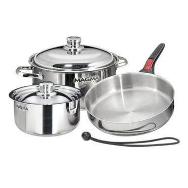 Free Shipping! Magma Products Stainless Steel 7 Piece Cookware Set ...