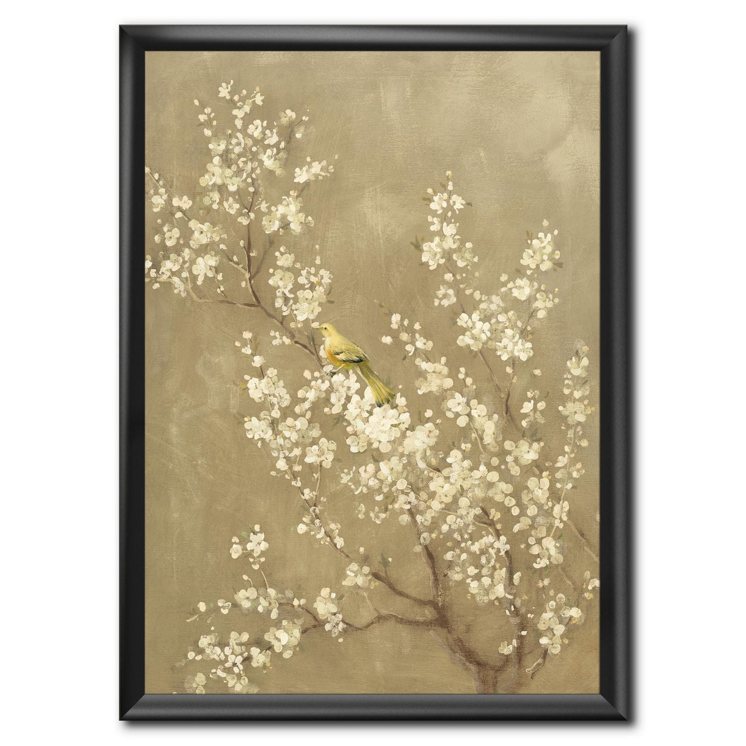 Click here for Designart White Cherry Blossom Iii Framed Wall Art... prices