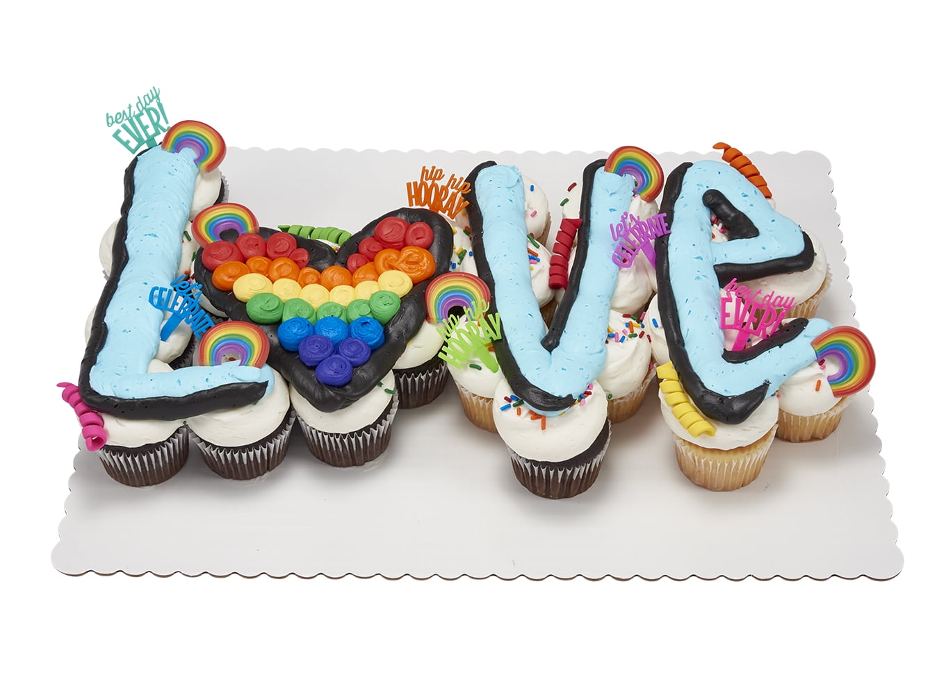 Pride Cupcake Cake - Walmart.com