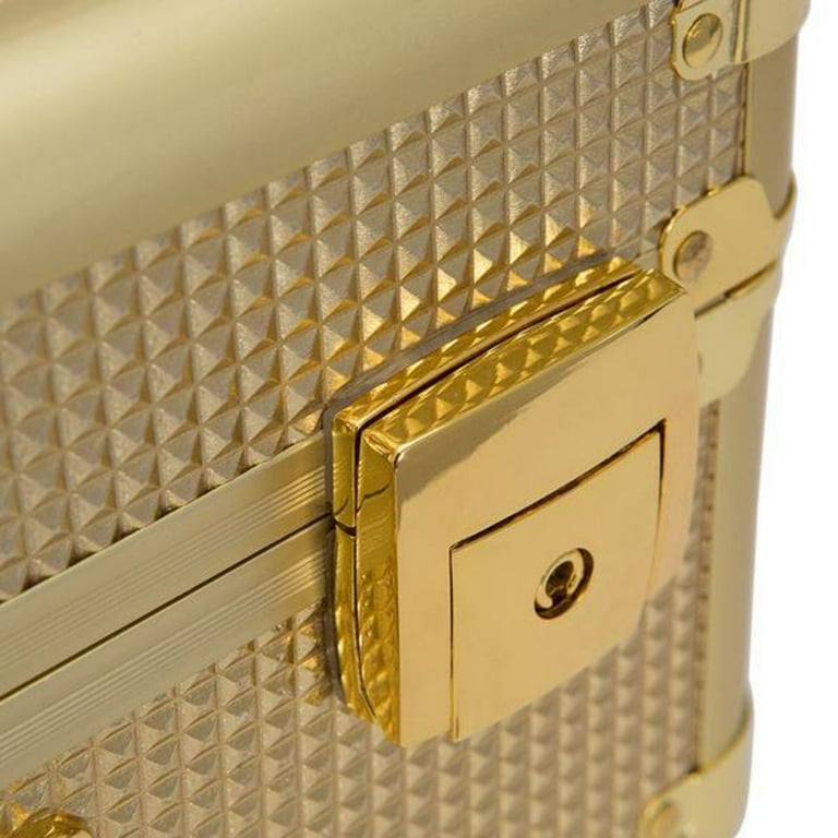 Metallic Gold Makeup Case | Saubhaya Makeup