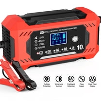 Smart Car Battery Charger, 12V/8A Battery Charger with Increase Color ...