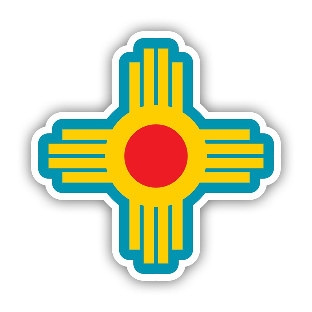 Zia New Mexico Sticker Decal - Self Adhesive Vinyl - Weatherproof ...