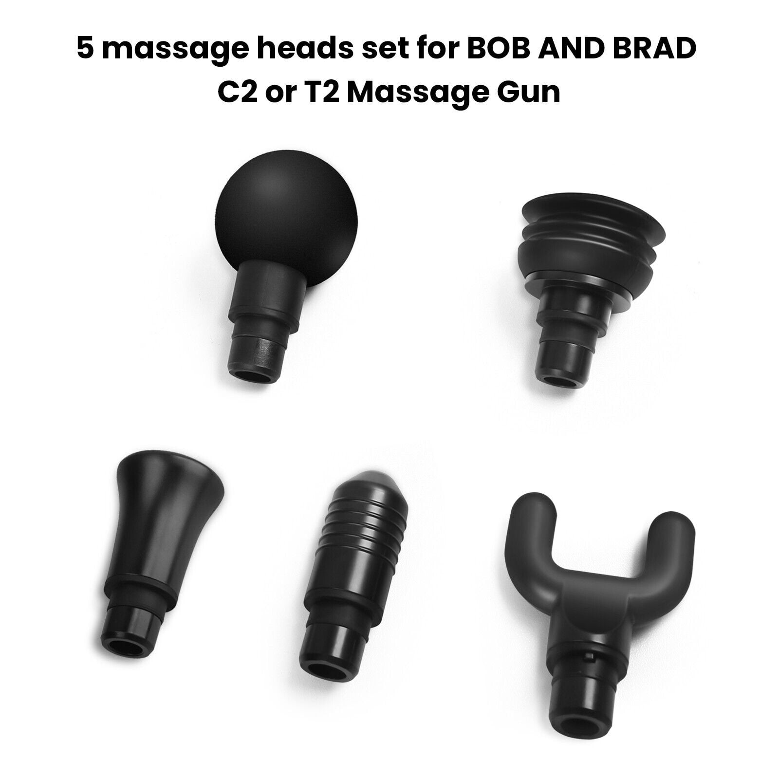 BOB AND BRAD Massage Gun Attachments for C2, T2 - Walmart.com