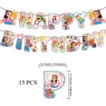 126 Pcs Ms Birthday Party Decoration Rachel Set Banners ,Tablecloth ...