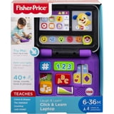 Fisher-Price Laugh & Learn Click & Learn Laptop Pretend Computer Baby ...