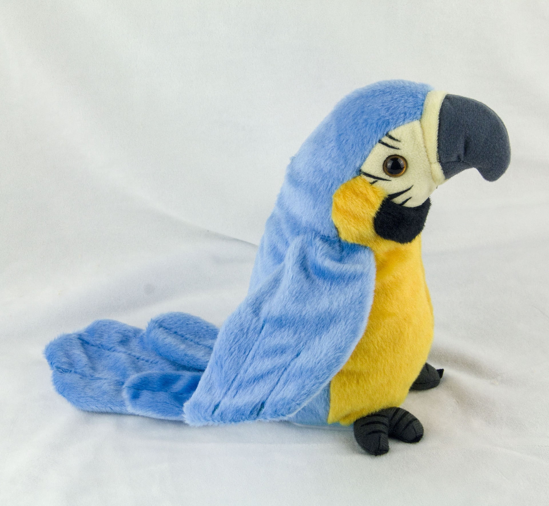 Godderr Electric Plush Toy Parrot Electric Recording Learn to Talk ...
