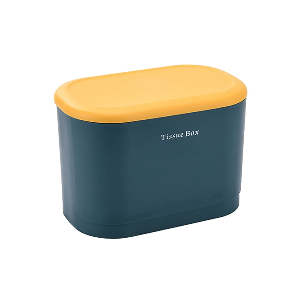 Tissue Container Wall Mounted Tissue Box Plastic Bathroom Paper Towel ...