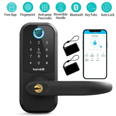 Smart Locks for Front Door - Fingerprint Deadbolt, 8-in-1 Keyless Entry ...