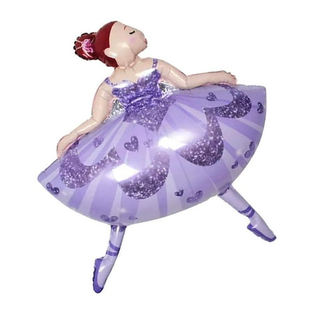 Cute Large Ballet Ballerina Party Balloon Celebration Party Helium Air ...