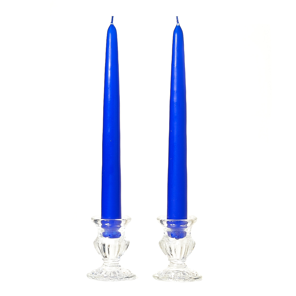 3 Pairs Taper Candles Unscented 6 Inch Royal Blue Tapers .88 in ...