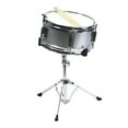 GP Percussion 3-Piece Complete Junior Drum Set, Metallic Silver ...