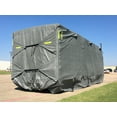 Deluxe Waterproof Recreational Travel Trailer RV Covers Grey, Size 18 ...