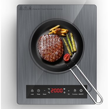 "Hamilton Beach Countertop Induction Cooktop, 1800W, Fast Heat, Small ...