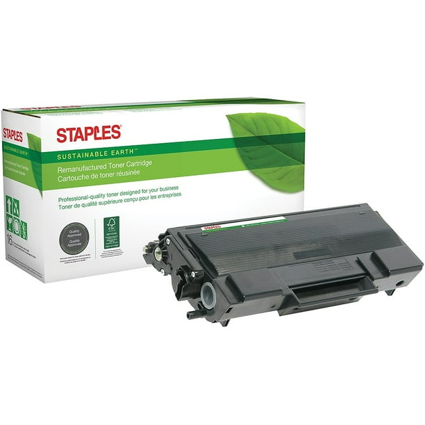 Staples Reman Laser Toner Cartridge Brother TN650 (TN-650) Black High ...