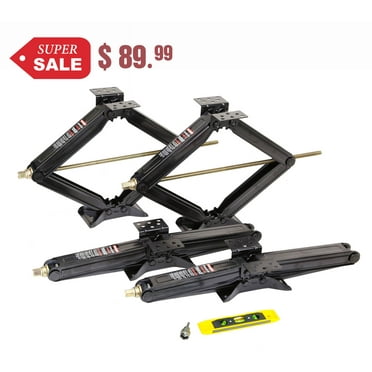 ROCKMAN 24" 7500lbs RV/Camper/Trailer Stabilizer Leveling Scissor Jacks ...